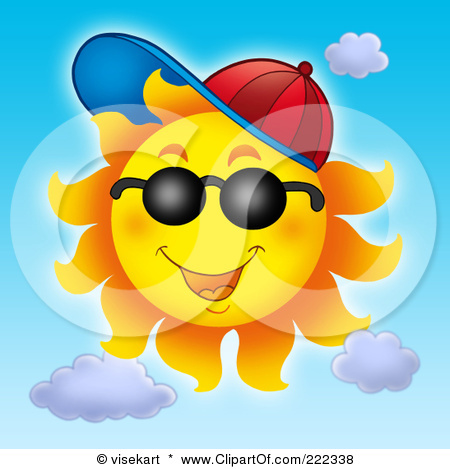 222338-Royalty-Free-RF-Clipart-Illustration-Of-A-Happy-Summer-Sun ...
